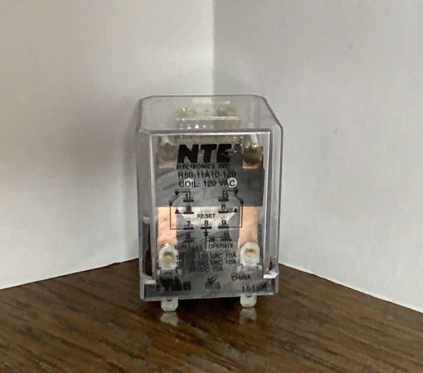 nte electronics coil 120 VAC octal relay r50-11a10-120 | eBay
