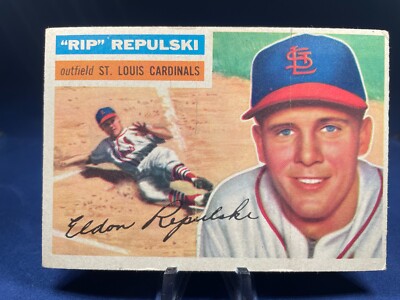 1956 Topps Baseball Card Rip Repulski #201 St. Louis Cardinals | eBay