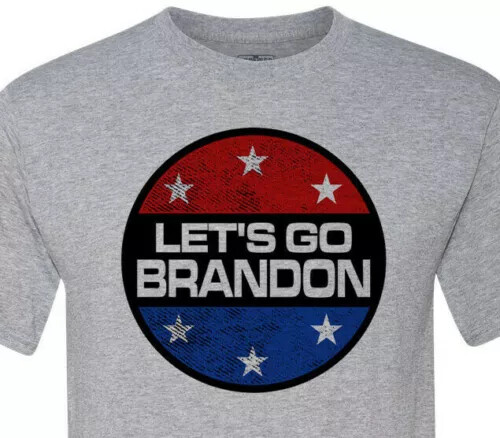 Let'S Go Brandon - Red & Blue W/Stars - #Fjb T-Shirt | eBay