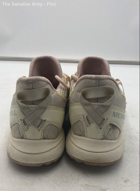 Merrell Womens Bravada Edge Beige Pink Lace Up Low Top Sneaker Shoes ...
