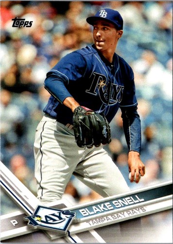 2017 Topps Blake Snell #190 Tampa Bay Rays Baseball Card | eBay