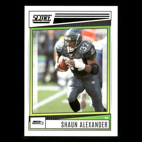 Shaun Alexander #179 2022 Score Seattle Seahawks Football Card NFL | eBay