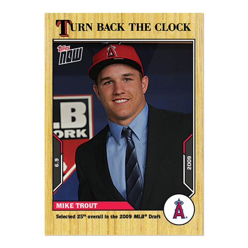 29x MIKE TROUT 2021 MLB Topps Now TURN BACK THE CLOCK Card #70 🔥Print ...