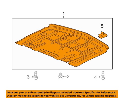 GM OEM 17-23 Camaro Radiator Support Splash Shields-Lower Deflector ...