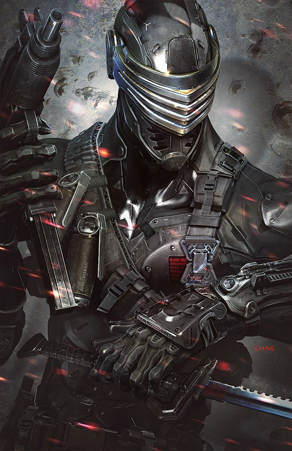 Snake Eyes Gi Joe Face