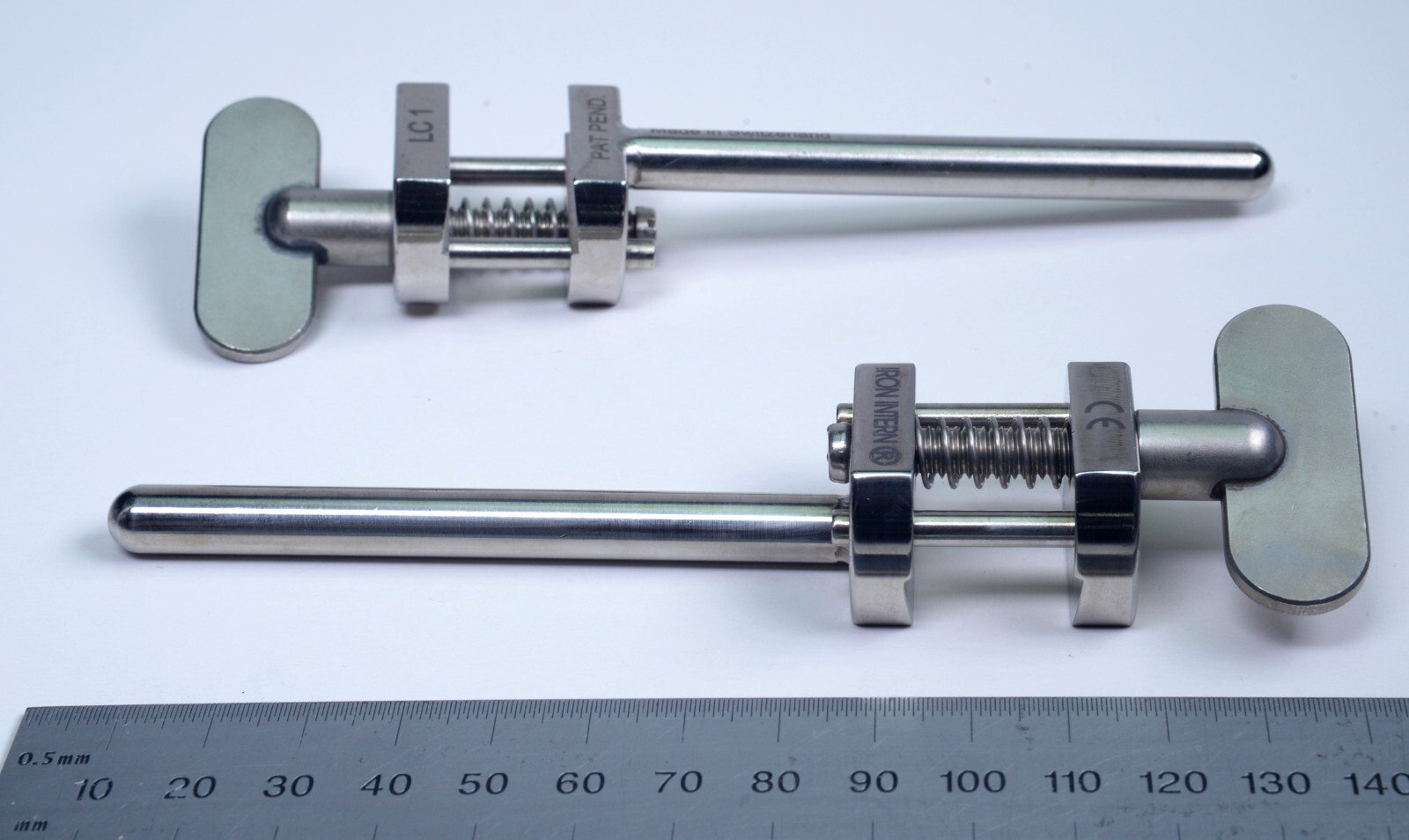 2x Iron Intern LC1 #LC10GG Greenstein Gripper Clamps Laparoscopic ...
