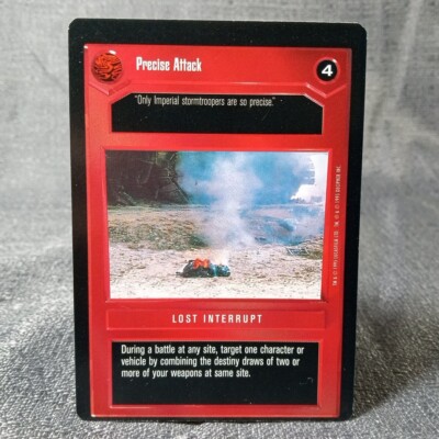 Miscut Error - Precise Attack - Premiere - Star Wars CCG Card Game ...