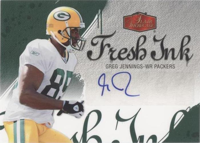 2006 Flair Showcase - Freshink Greg Jennings #FI-GJ (AU, RC) for sale ...