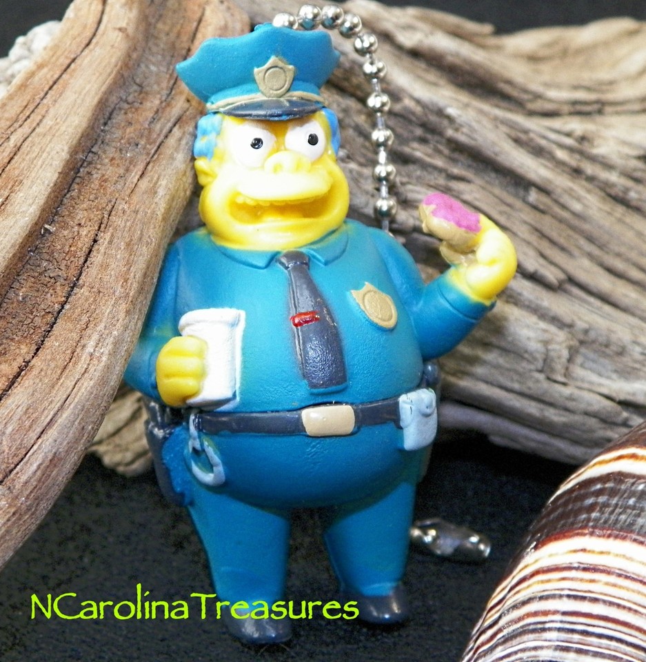 CHIEF WIGGUM FOX TV CHARACTER THE SIMPSONS CEILING FAN LIGHT SWITCH ...
