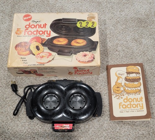 Vintage Dazey DF2 Donut Factory /w Recipes | eBay