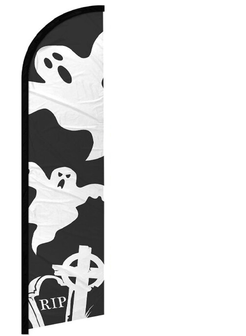 Halloween Ghost Feather Flag