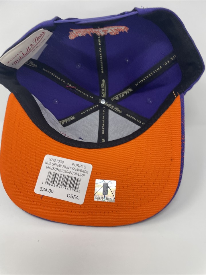 MITCHELL & NESS PHOENIX SUNS SNAPBACK ‘SPRAY PAINT’ HAT NEW | eBay
