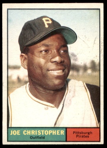 1961 Topps Baseball Joe Christopher RC Pittsburgh Pirates #82 | eBay
