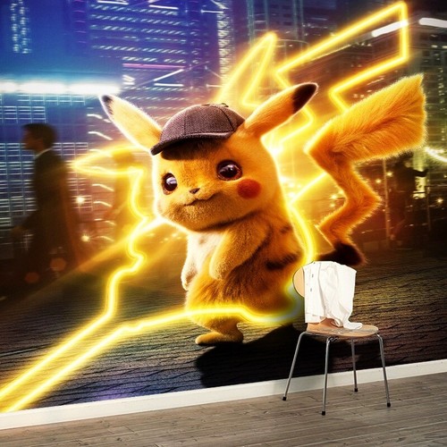 Kids 3D Pokemon Pikachu Wallpaper Bedroom Wallpaper Modern Mural ...