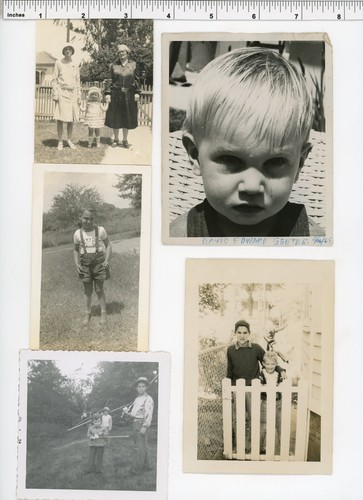 (10) Vintage photo lot / CREEPY CHILDREN Black Eyes NoEyes Bug Eye OLD ...