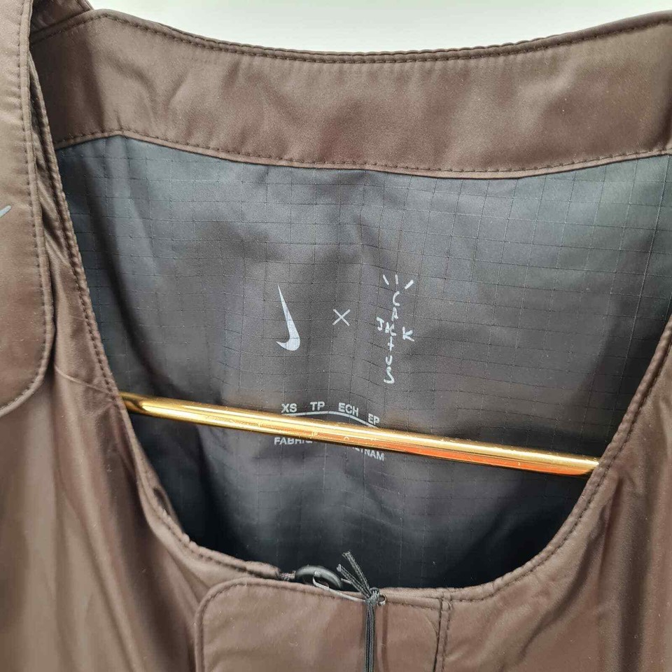 Nike X Cactus Jack Travis Scott Brown Vest XS NWT | eBay