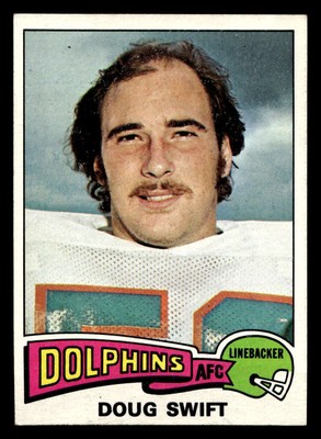 1975 Topps #167 Doug Swift Ex-Mint Dolphins | eBay