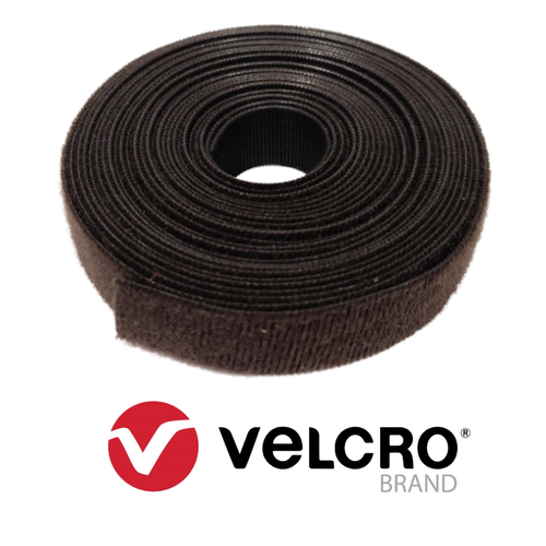 Velcro® Brand ONE-WRAP® double sided strapping tape Black 10mm 16mm ...