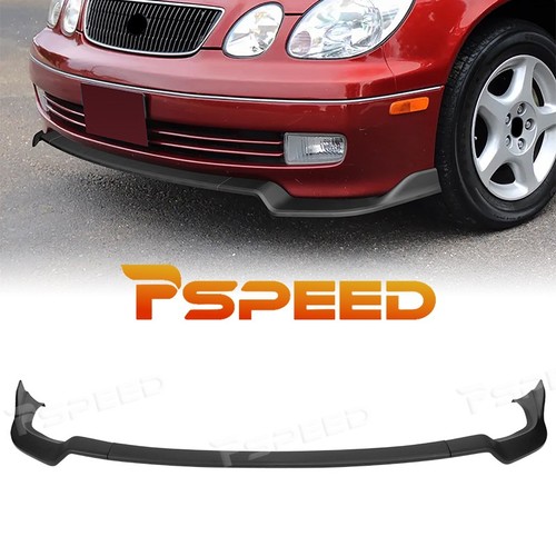 Matte Black PP Front Bumper Spoiler Lip For 1998-2005 Lexus GS300 GS400 ...