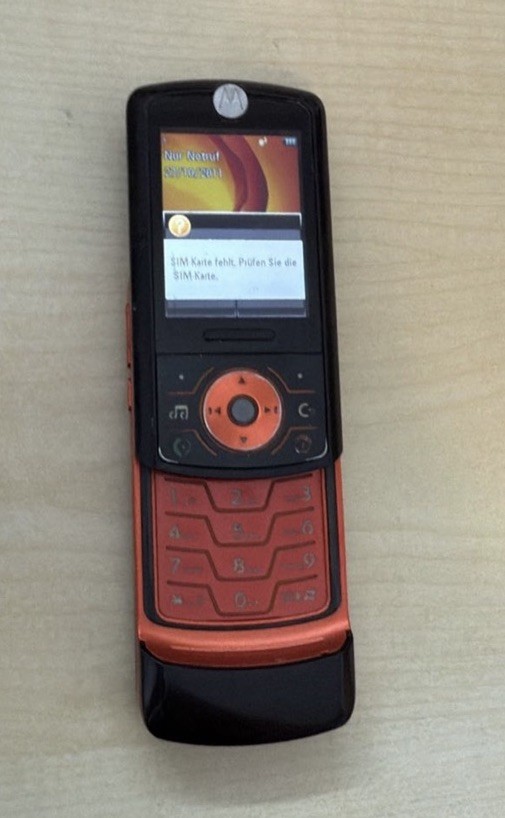Motorola ROKR Z6 Orange (Ohne SIM-Lock)2MP Flash Geprüft Händler LESEN ...