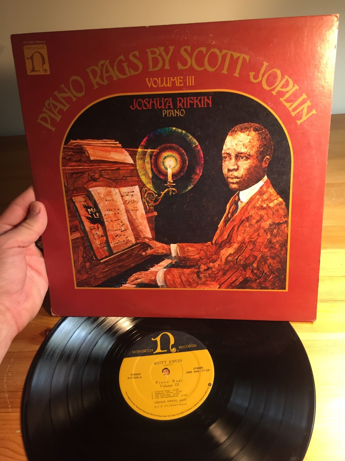 Joshua Rifkin Piano Rags By Scott Joplin Volume III Nonesuch Records ...