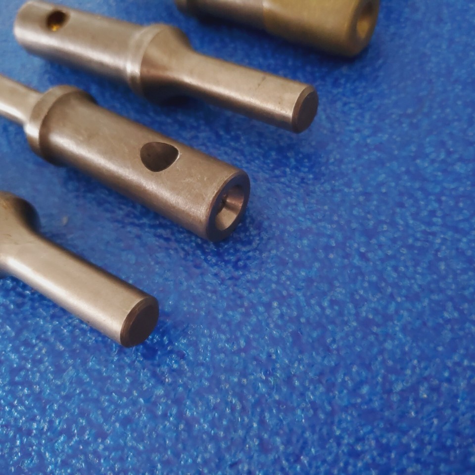 5 NEW HI SHEAR STRAIGHT RIVET SETTING TOOLS 3-1/2" L (.401 SHANK) P/N ...