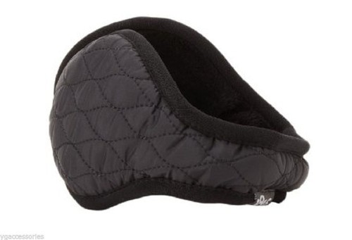 180s Women's Keystone Black Adjustable Behind-the-Head Ear Warmers Ear ...