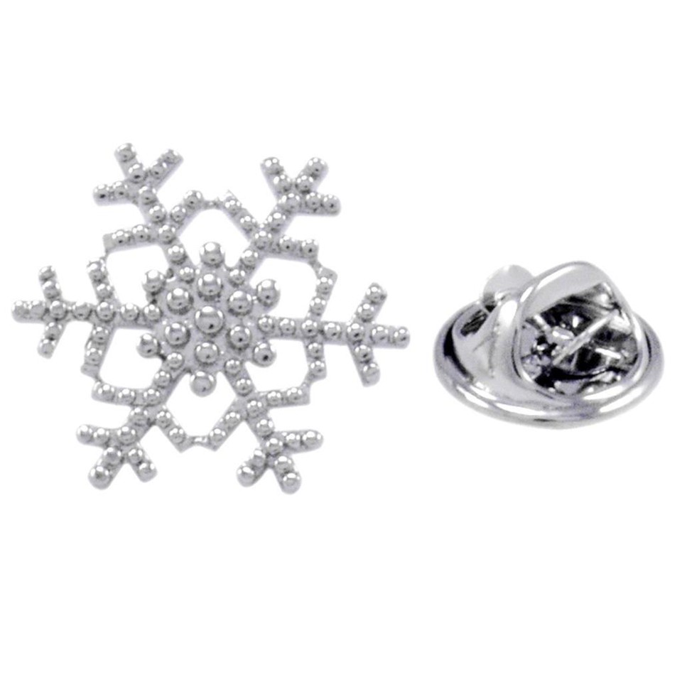 Snowflake Brooch Pin Collar Lapel Breastpin Corsage Badge | eBay UK