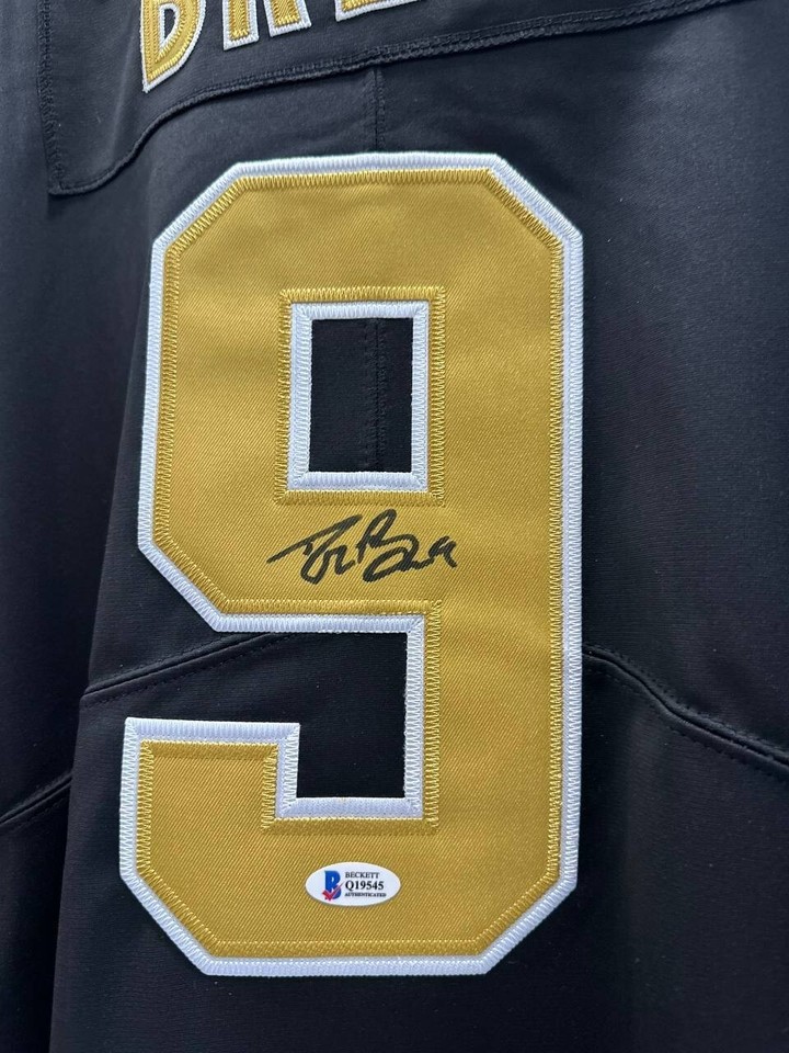 NFL PLAYER Drew Brees Hand Signed Autographed Black Jersey BAS COA | eBay