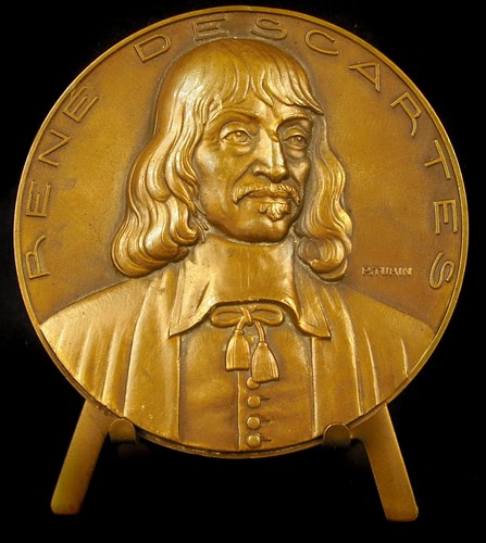 Medal Philosopher Physicist René Descartes Metaphysics Turin Cogito ...