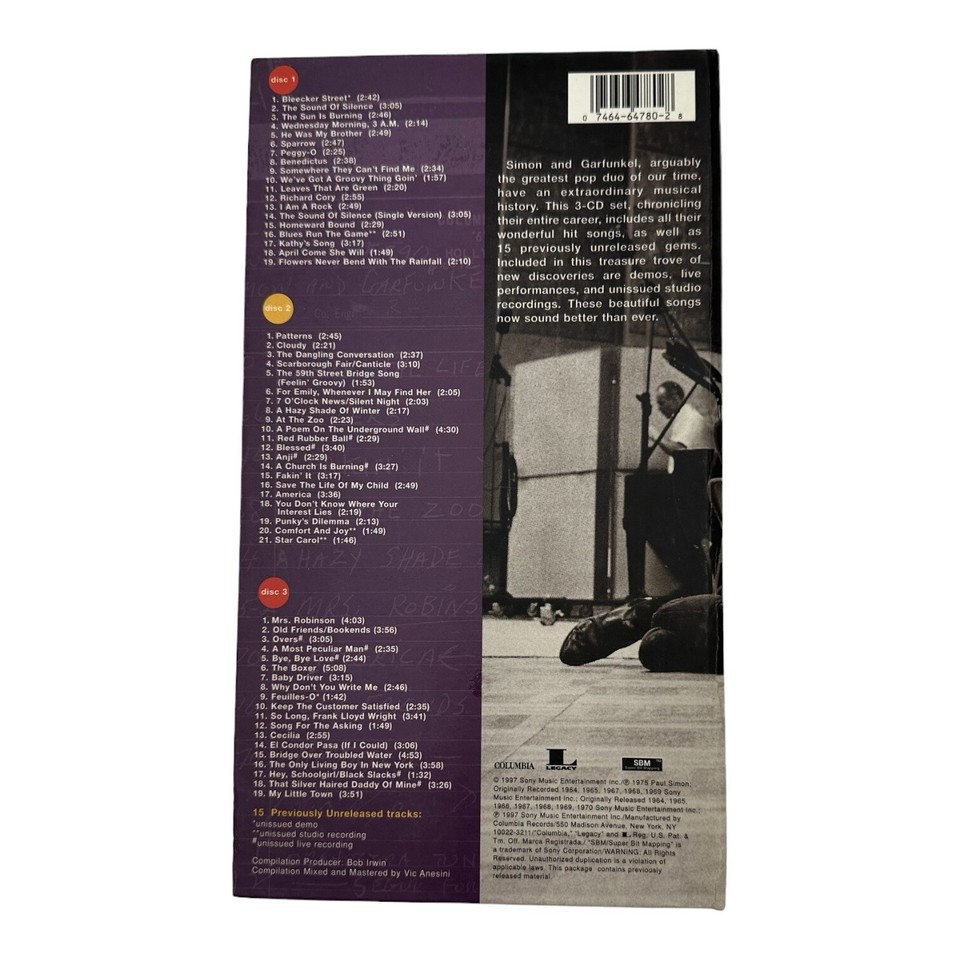 Old Friends (ltd Ed 3cd Boxset) by Simon & Garfunkel (CD, 1997 ...