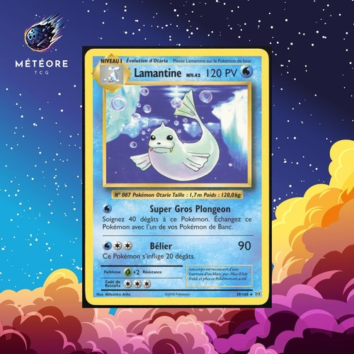 Carte Pokémon Lamantine 29/108 Évolutions Français | eBay