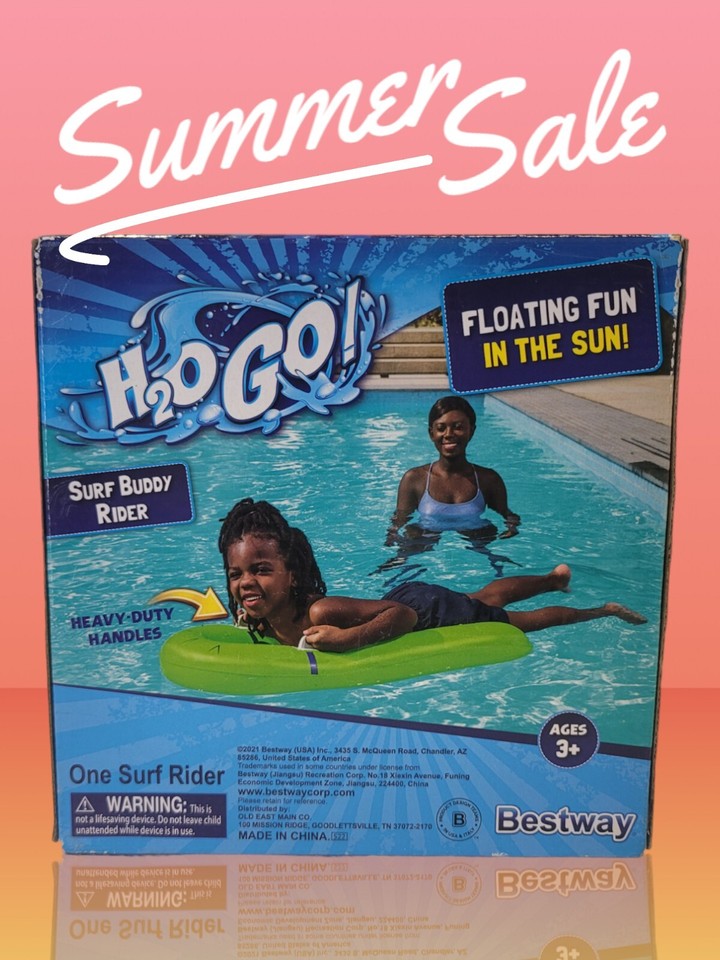 H2O GO! - Cactus - Surf Buddy Rider Inflatable Boogie Board 32" x 19 ...