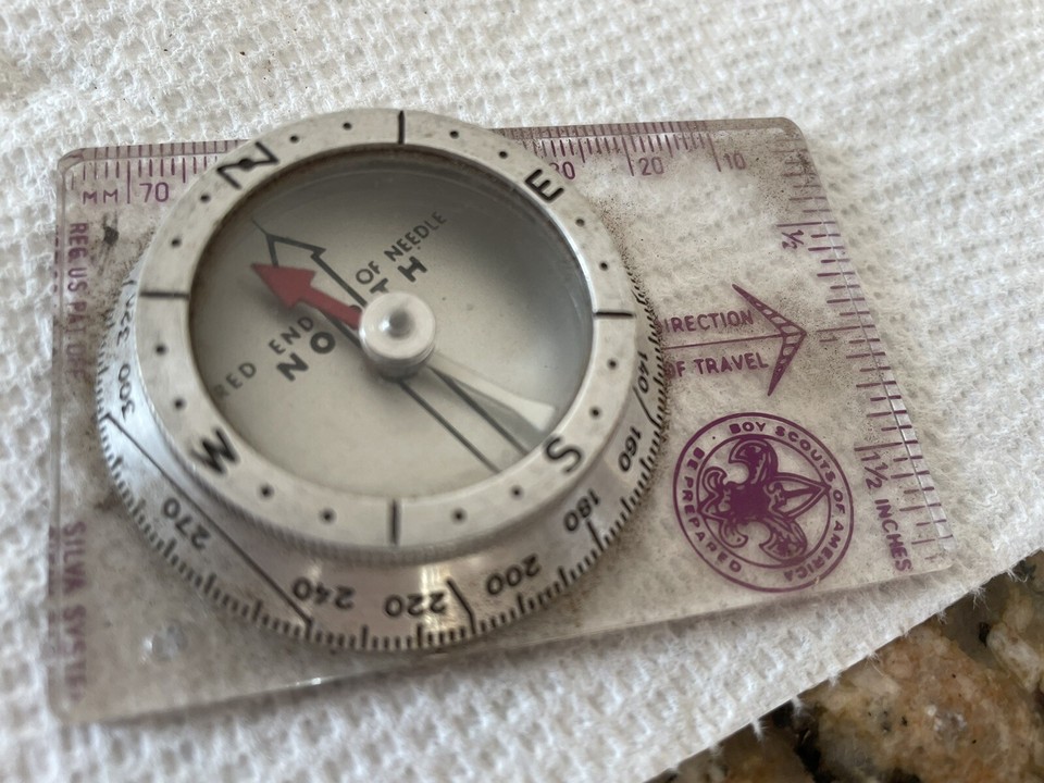 Boy Scouts Of America Official Pathfinder Compass Silva System #1051 ...