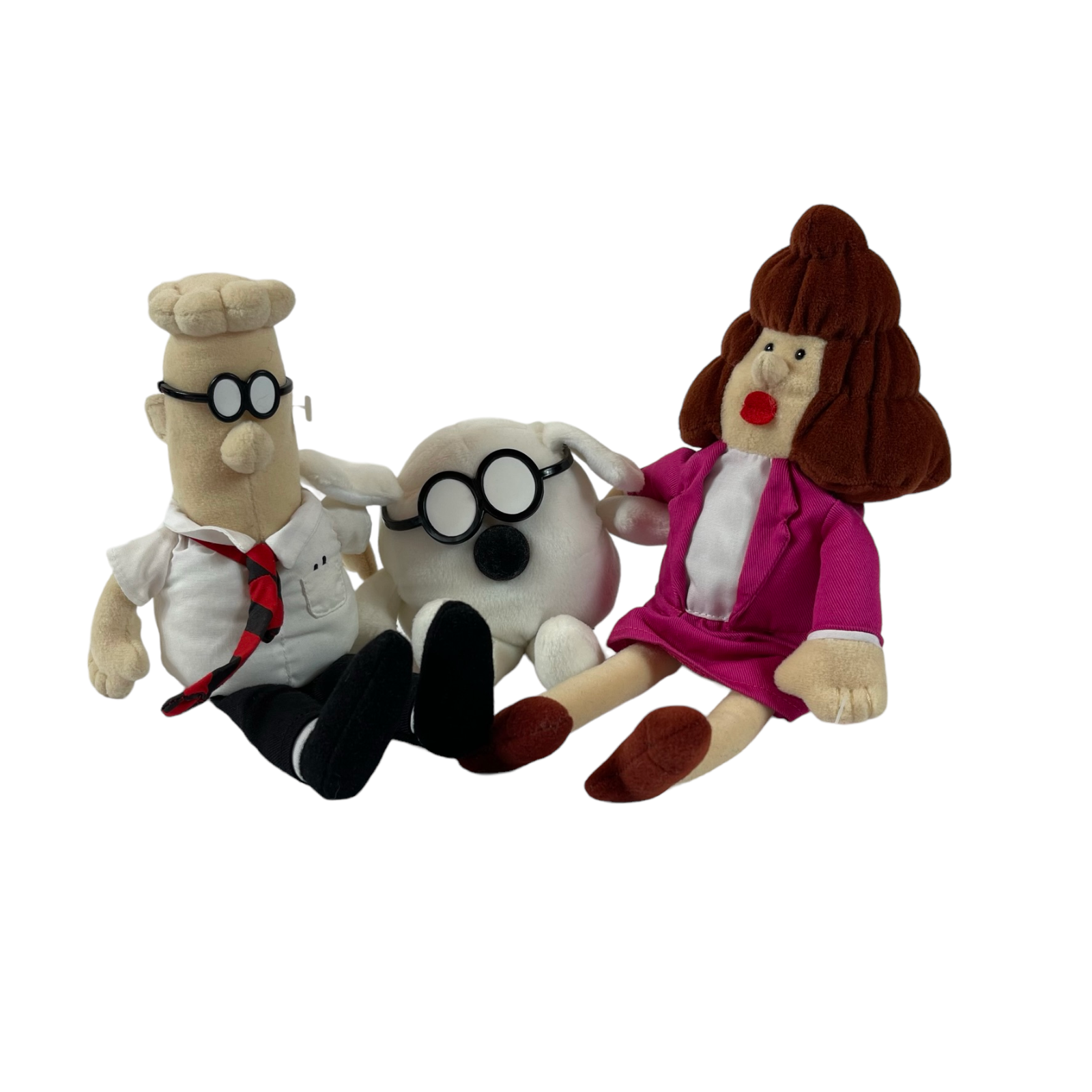 A122 Gund Dilbert Lot of 3 Alice Dogbert Plush 8" Stuffed Toy Lovey | eBay