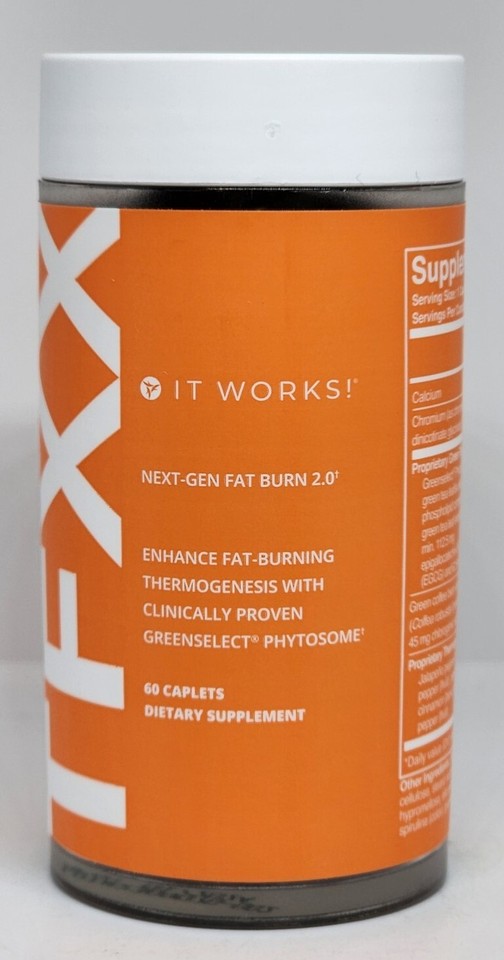 It Works ! TFXX Next-Gen Fat Burn 2.0 Thermogenesis 60 Caplets New ...