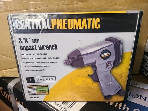 Central Pneumatic 3/8in Air Impact Wrench #93296 | 250ft/lbs | 1/4in ...