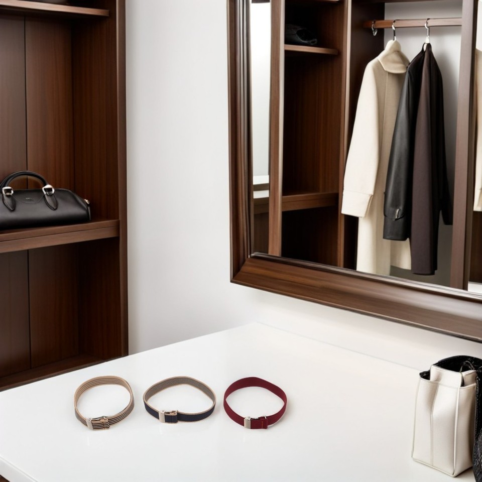 3 Pairs Elastic Arm Garters - Shirt Sleeve Holders Stretchy Cuff ...