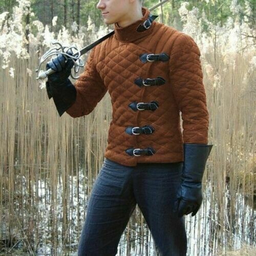 Padded Medieval Gambeson Jacket SCA coat Vest Armor Gift FS | eBay