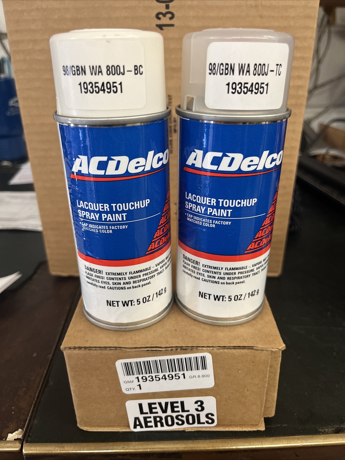 Paint-White Diamond Pearl (WA800J) Touch-Up - 5 oz Spray ACDelco ...