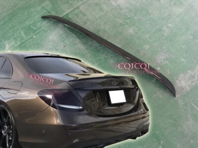 Painted in #197 Black BENZ 17~22 W213 E Sedan OEM type roof spoiler ...