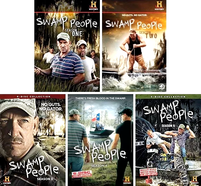 Swamp People Complete Seasons 1, 2, 3, 4, 5, 6 , 7 DVD VERY GOOD (S-6 ...