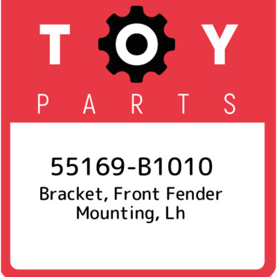 55169-B1010 Toyota Bracket, front fender mounting, lh 55169B1010, New ...