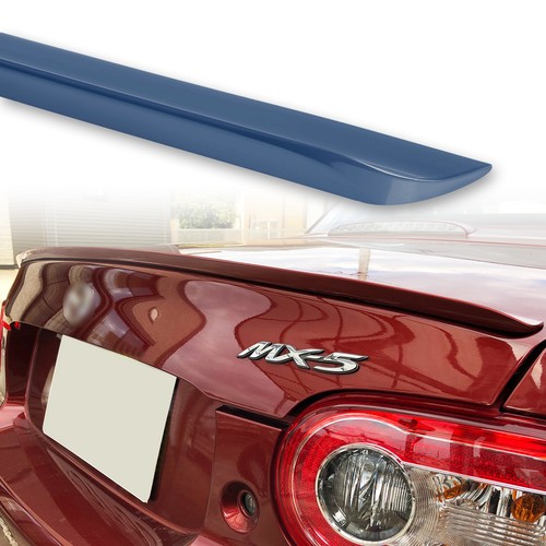 Fyralip Y22 Painted 42B Blue Reflex Trunk Lip Spoiler For Mazda MX5 ...