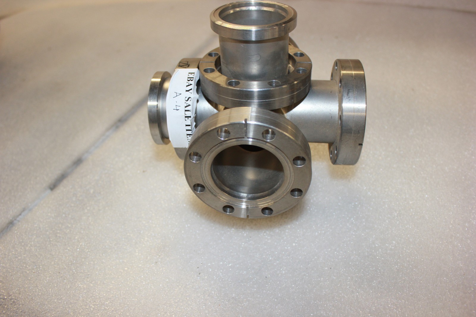 6 Way Cross SS 304. CF 3-3/8", Tube OD 2”, Nice Condition A-4 | eBay