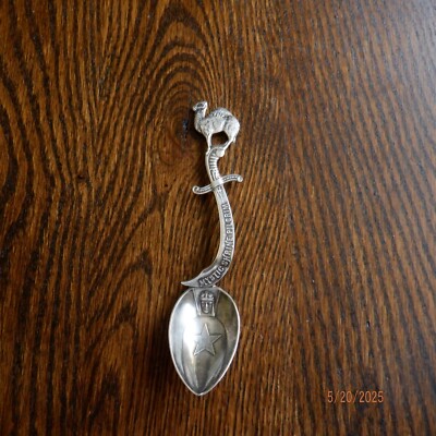 Vintage Mystic Shrine Pilgrim Camel Tribal Saber Sterling Souvenir ...