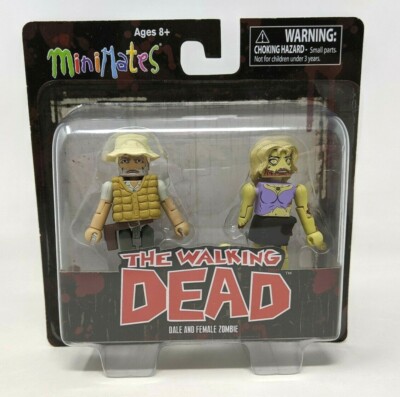 New Diamond Select MiniMates The Walking Dead Dale and Female Zombie ...