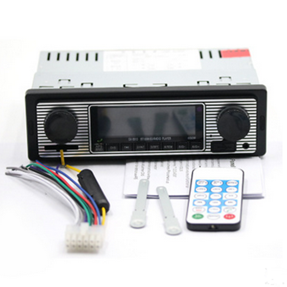 Vintage Car Radio Stereo Modern Bluetooth MP3 Player FM AUX SD Host ...
