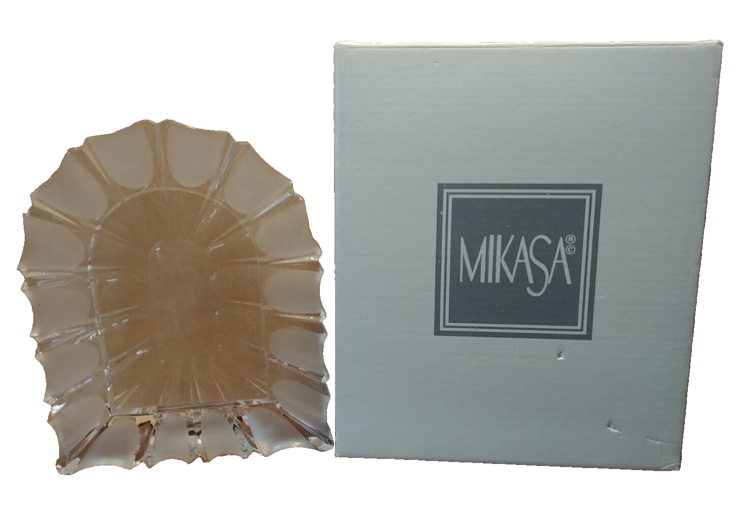 Mikasa Monarch Cathedral Picture Frame Austrian Crystal 10" for 6.5 ...