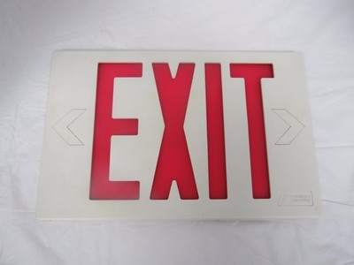 LITHONIA LIGHTING EXIT SIGN FACE PLATE 2XLD85 | eBay